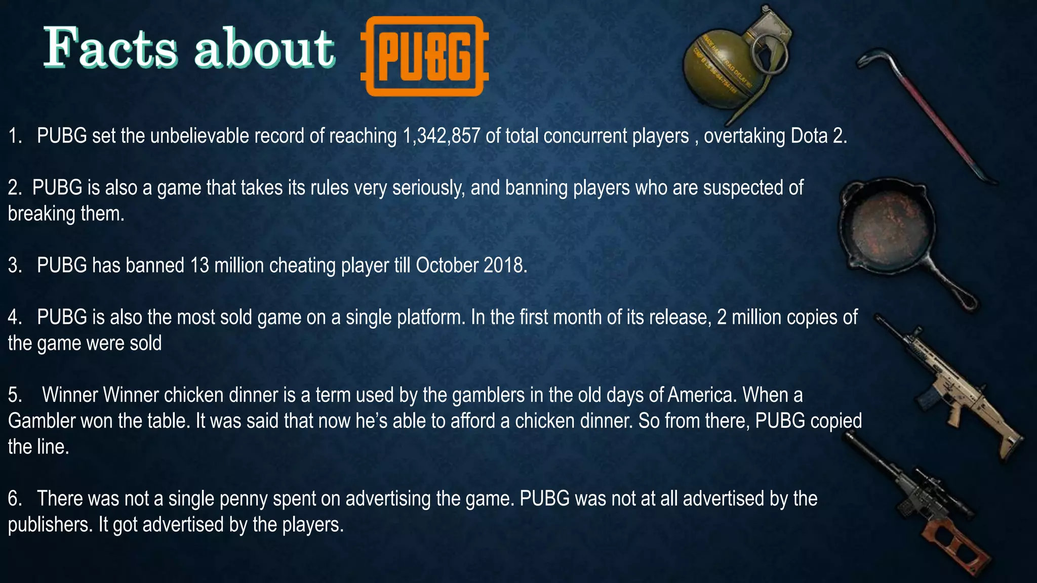 PUBG (Player's Unknown Battleground) | PPTX