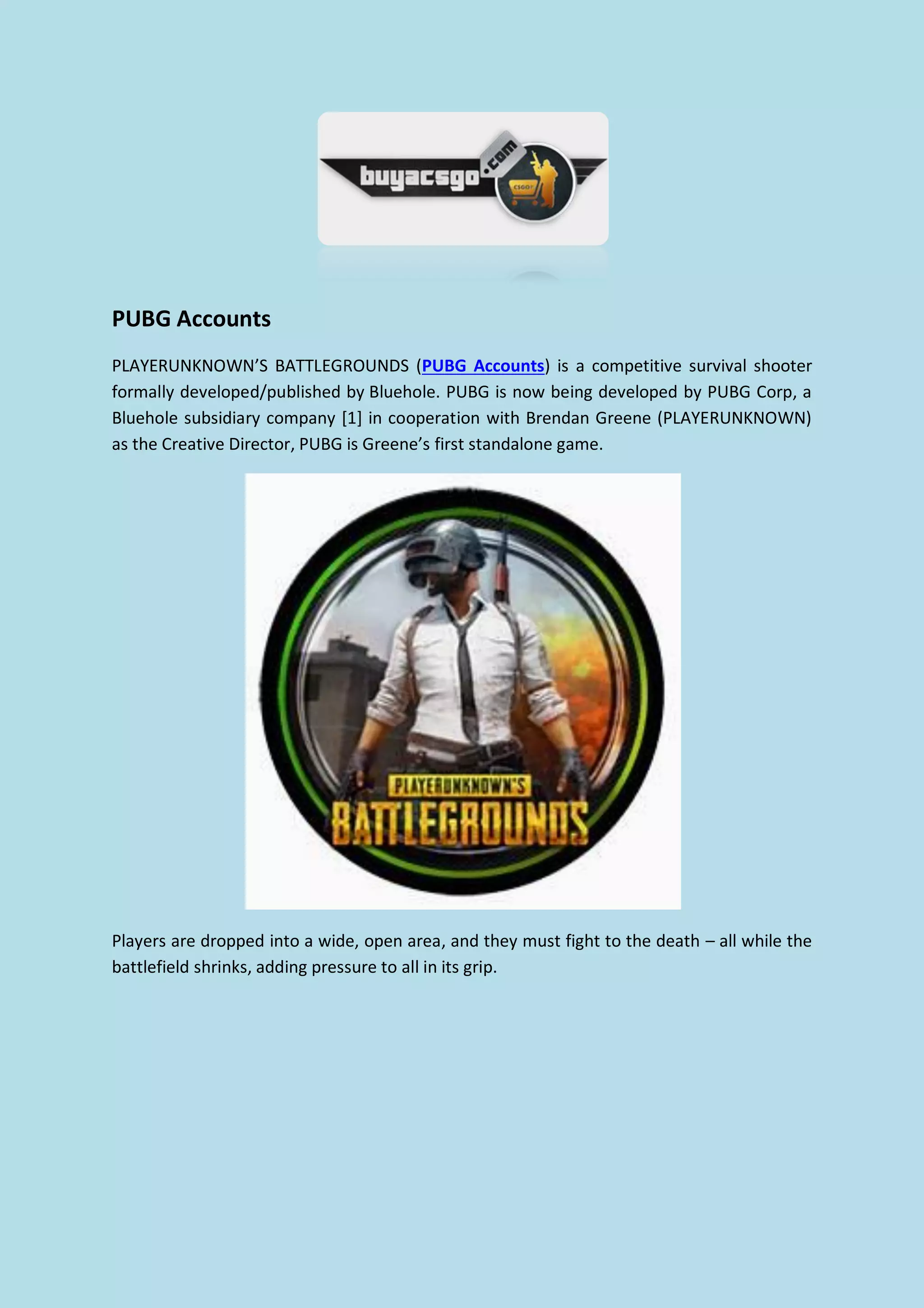 Pubg Accounts | PDF
