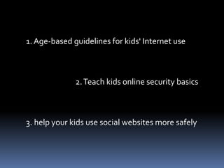 Internet Safety For Children | PPTX | Internet Safety | Parenting
