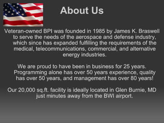 Braswell Precision Inc | PDF