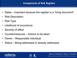 Enterprise Risk Management - An Introduction (English) | PPTX