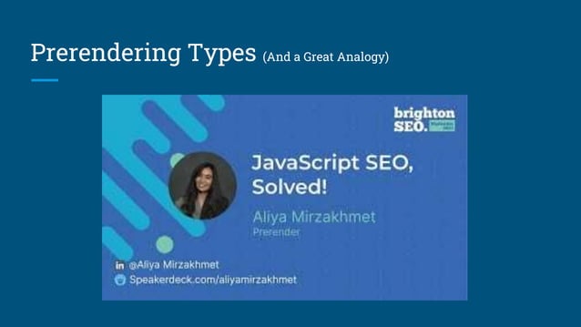 Prerendering 101 | PPT