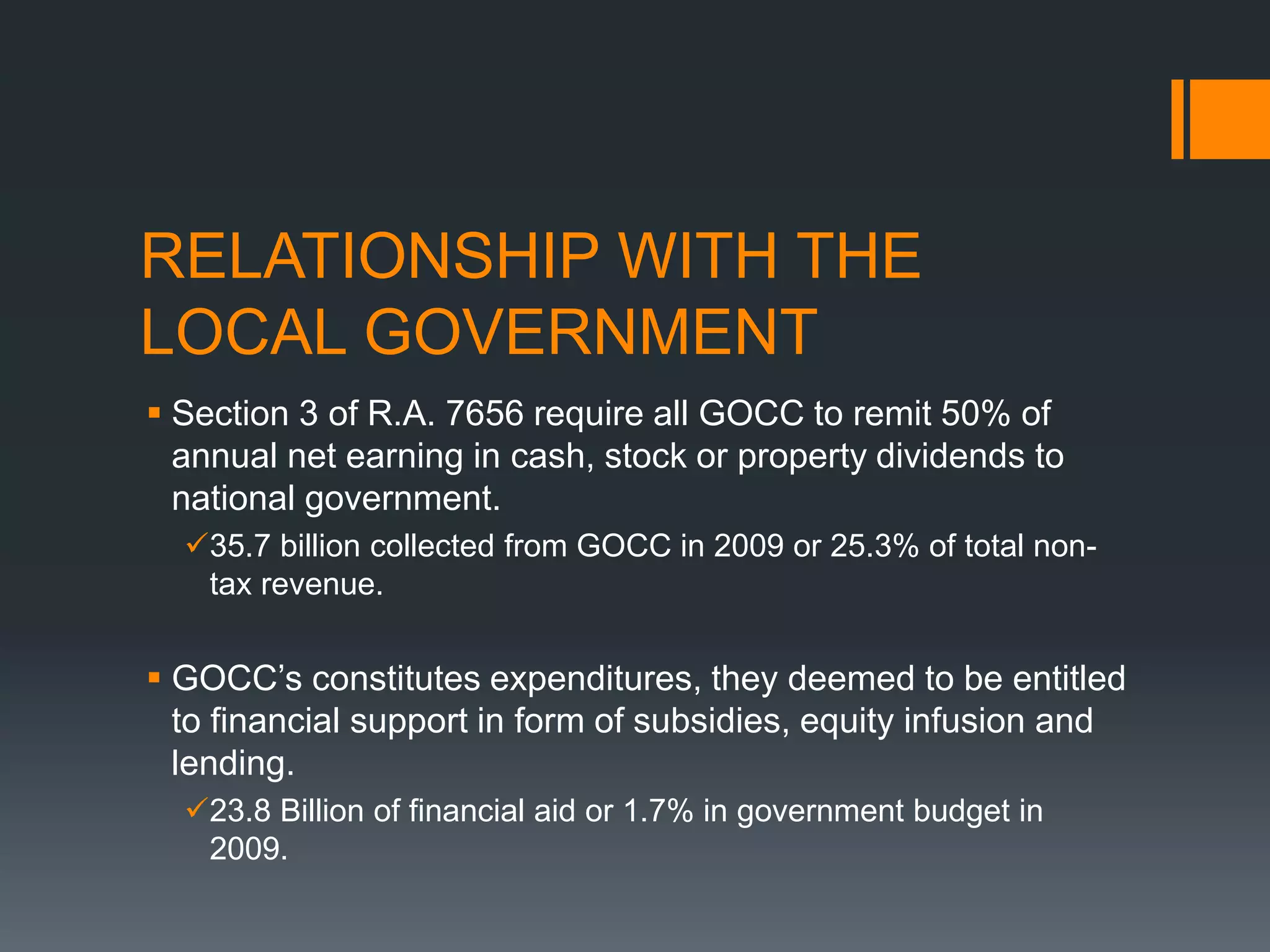 CHARACTERISTICS AND POWERS OF GOCCs | PPTX