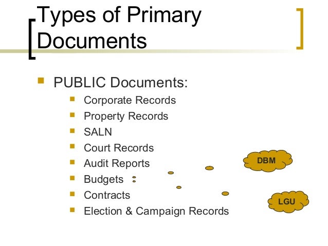 Public Documents