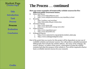 Public Awareness Campaign Project and Presentation WebQuest | PPT