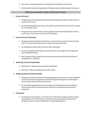 Public finance | DOCX