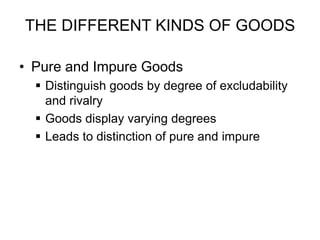 public-goods.ppt | Environmental Services Industry | Industries