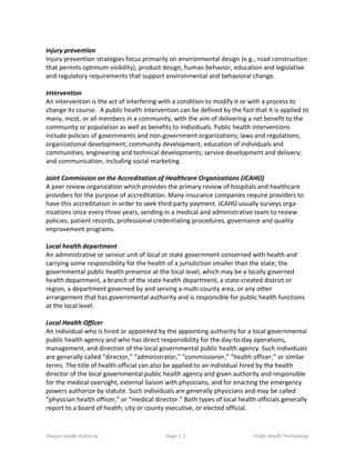 Public health-terminology | PDF