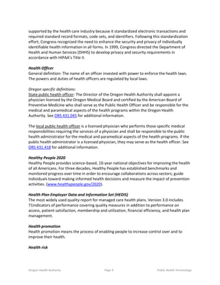 Public health-terminology | PDF