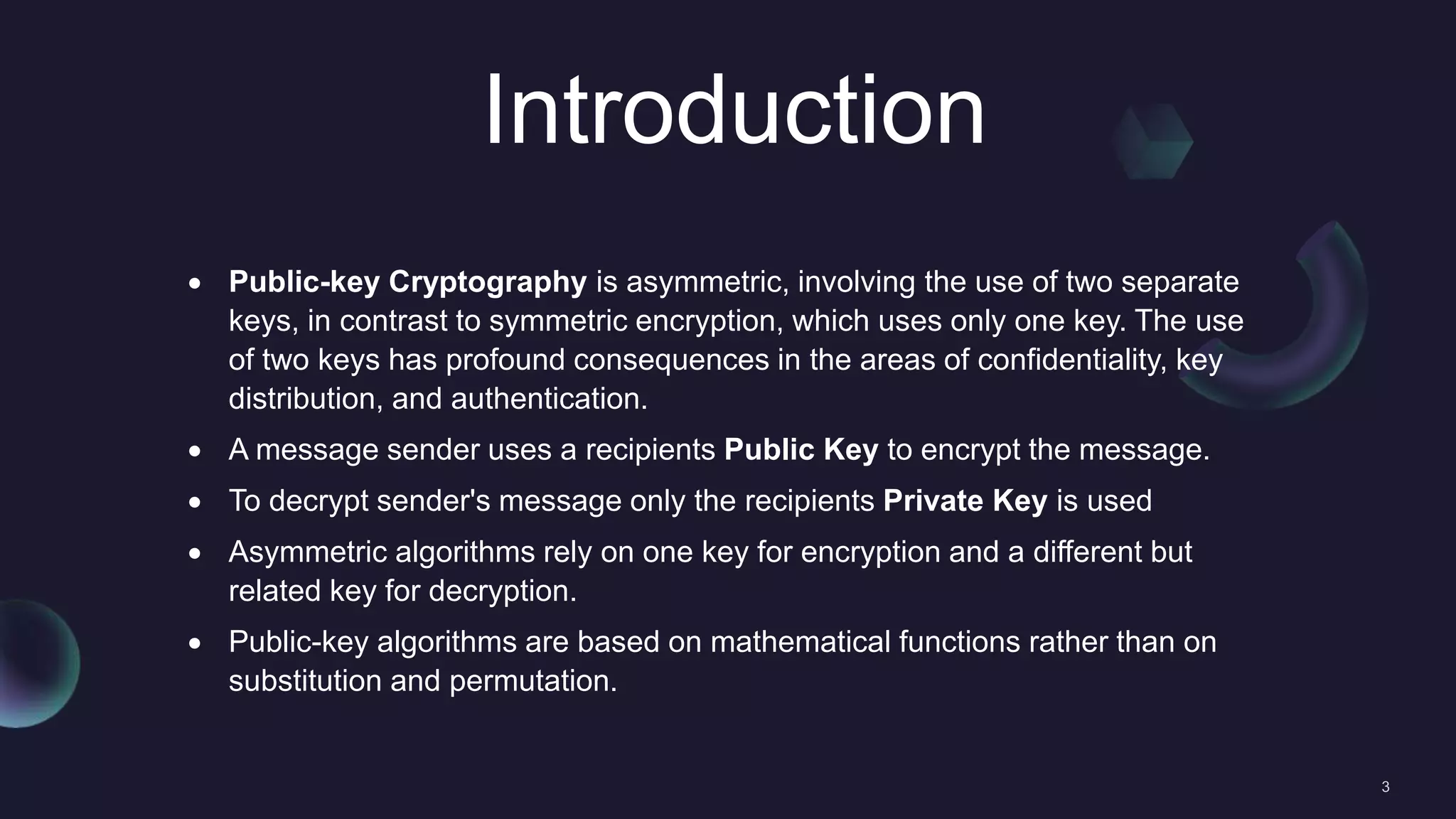 Public-Key Cryptography.pptx | Information and Network Security | Computing