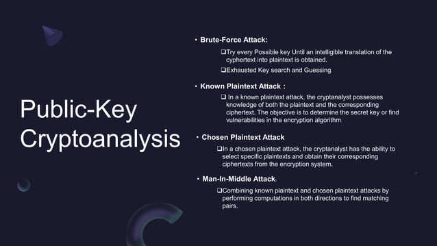 Public-Key Cryptography.pptx | Information and Network Security | Computing