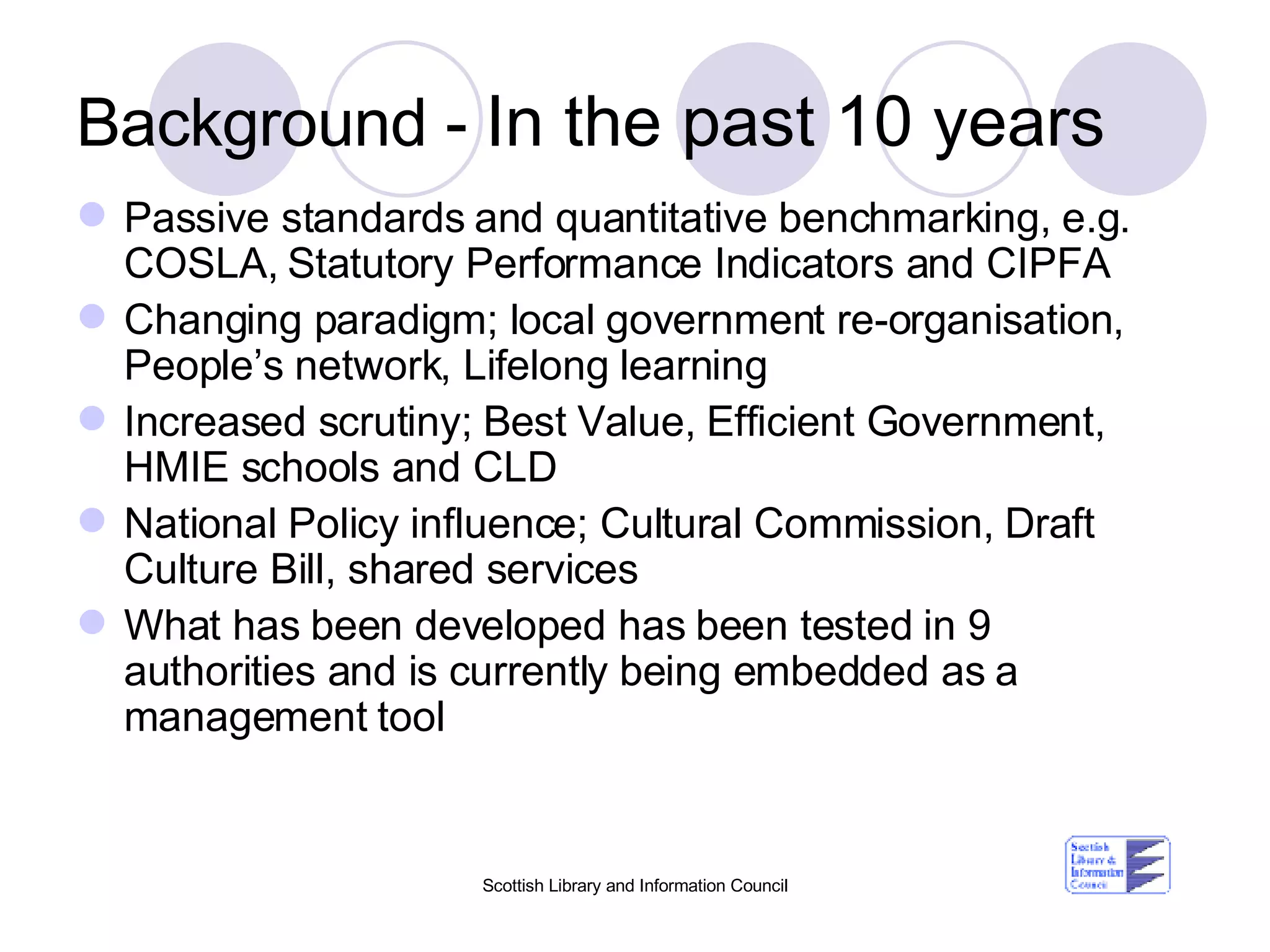 Public Library Quality Matrix (PLQIM): Developing a self evaluation and ...