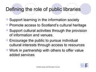 Public Library Quality Matrix (PLQIM): Developing a self evaluation and ...