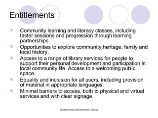 Public Library Quality Matrix (PLQIM): Developing a self evaluation and ...