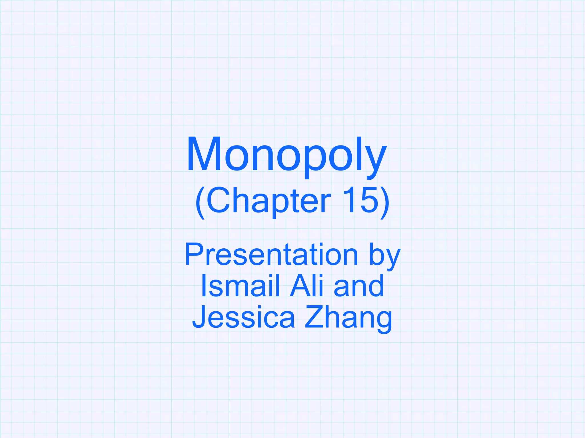 Public Monopoly Presentation 1 | PPT