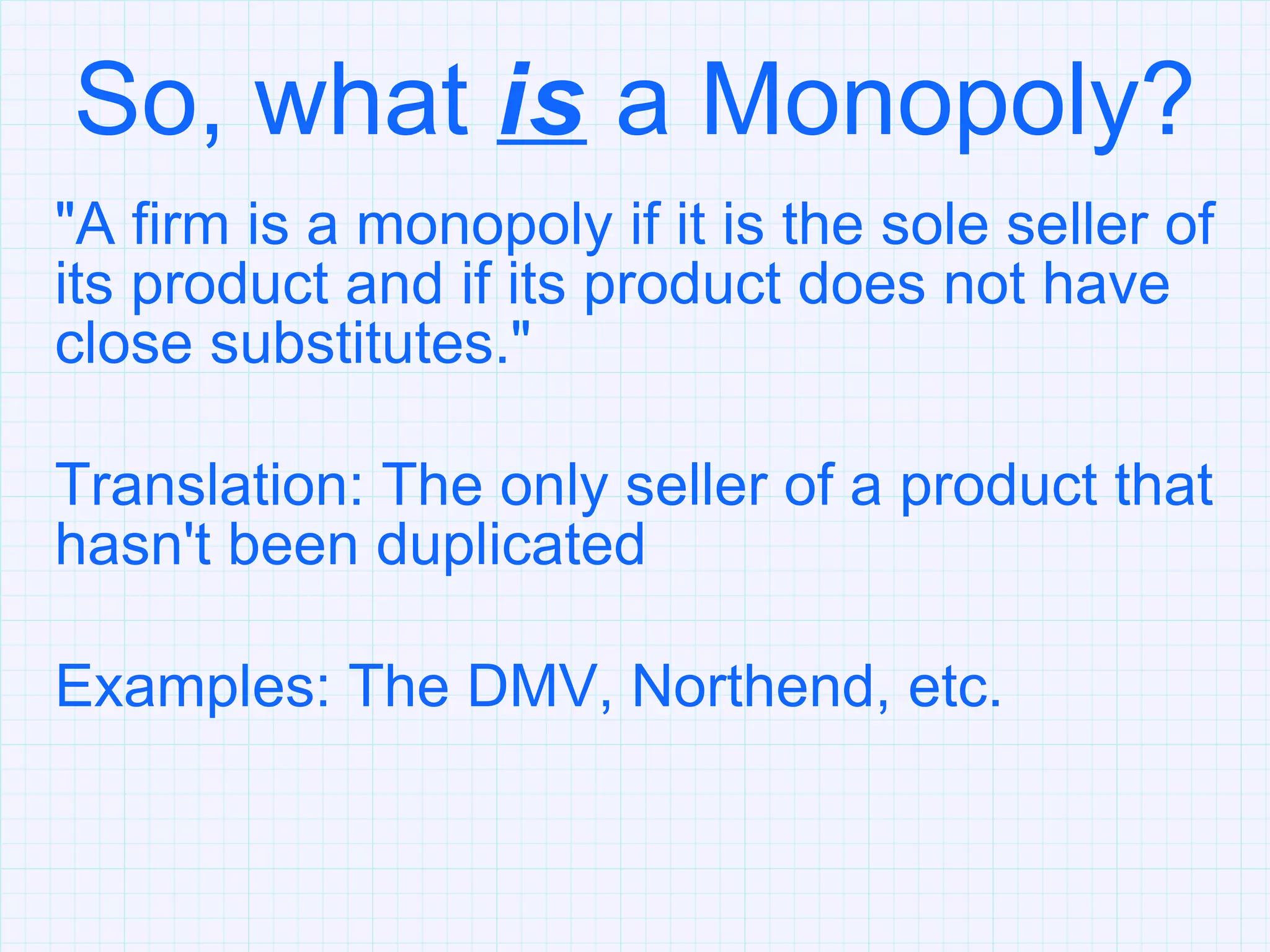 Public Monopoly Presentation 1 | PPT