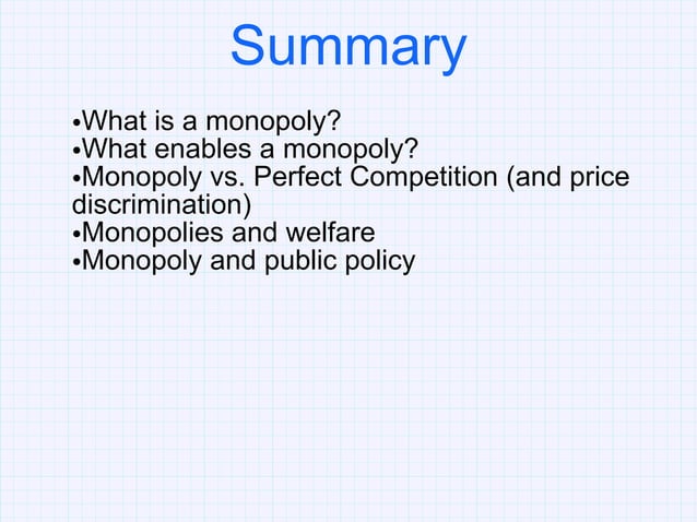 Public Monopoly Presentation 1 | PPT