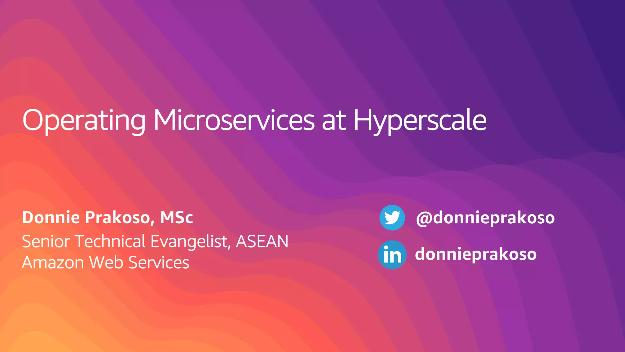 Operating Microservices At Hyperscale — Tech In Asia Pdc 2019 Ppt