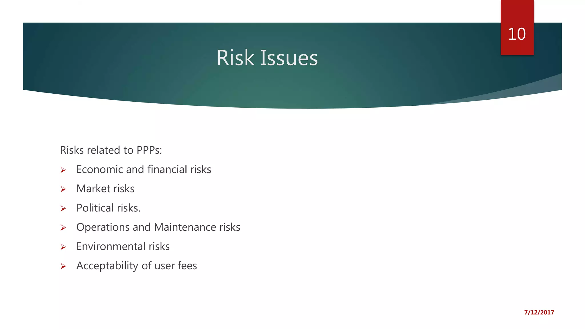 Public private partnership(PPP) and Safety,Risk & Benefit Analysis | PPT