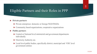 Public private partnership(PPP) and Safety,Risk & Benefit Analysis | PPT