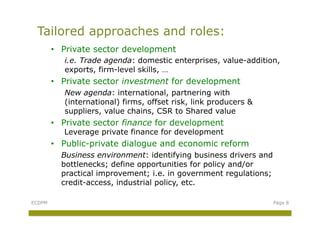 Public Private Dialogue and Learning for Economic Transformation | PDF