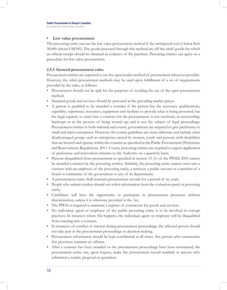 Public Procurement in Kenya's Counties | PDF