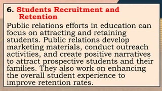 PUBLIC-RELATION.communication in educati | PPT