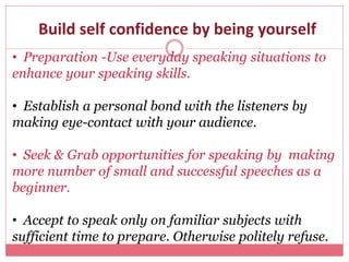 Public speaking | PPTX