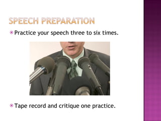 Public Speaking Tips for COMM 1110 | PPT