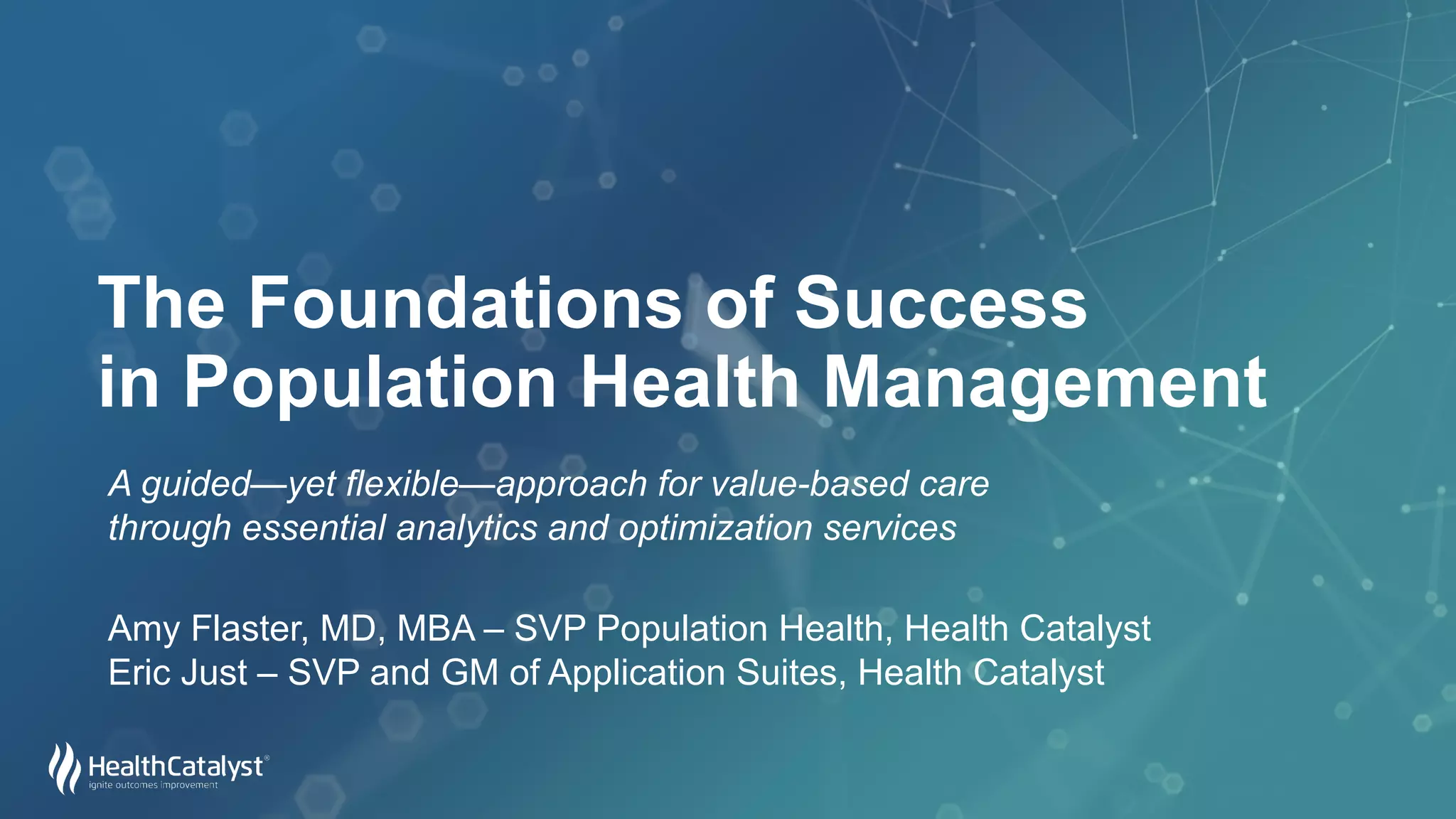 The Foundations of Success in Population Health Management | PDF