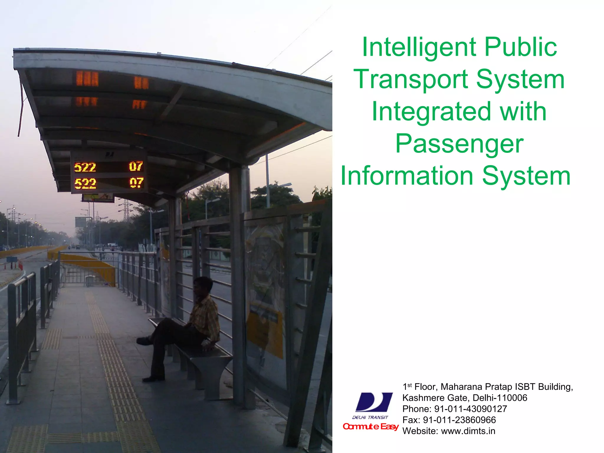Passenger Information System (PIS) in Delhi | PPT