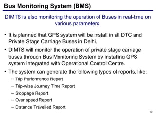 Passenger Information System (PIS) in Delhi | PPT