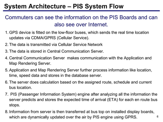 Passenger Information System (PIS) in Delhi | PPT