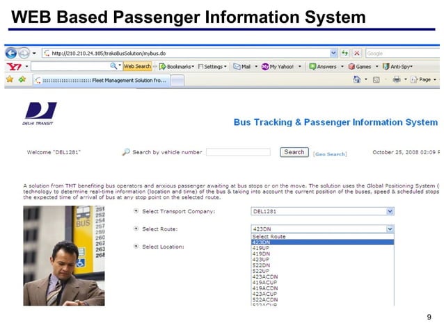 Passenger Information System (PIS) in Delhi | PPT