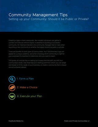 Community Management Tips: How To Set Up Public and Private Communities ...