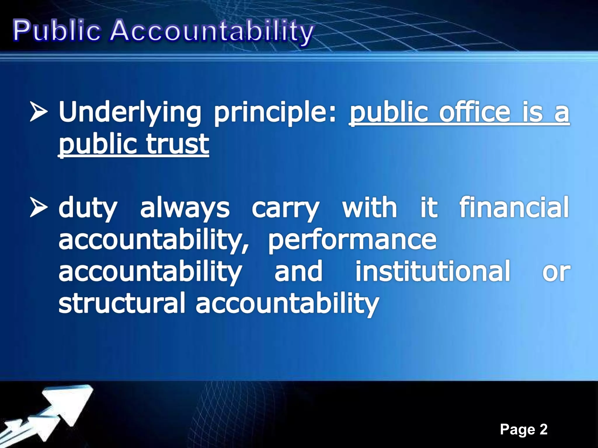 ACCOUNTABILITY OF PUBLIC OFFICERS | PPT