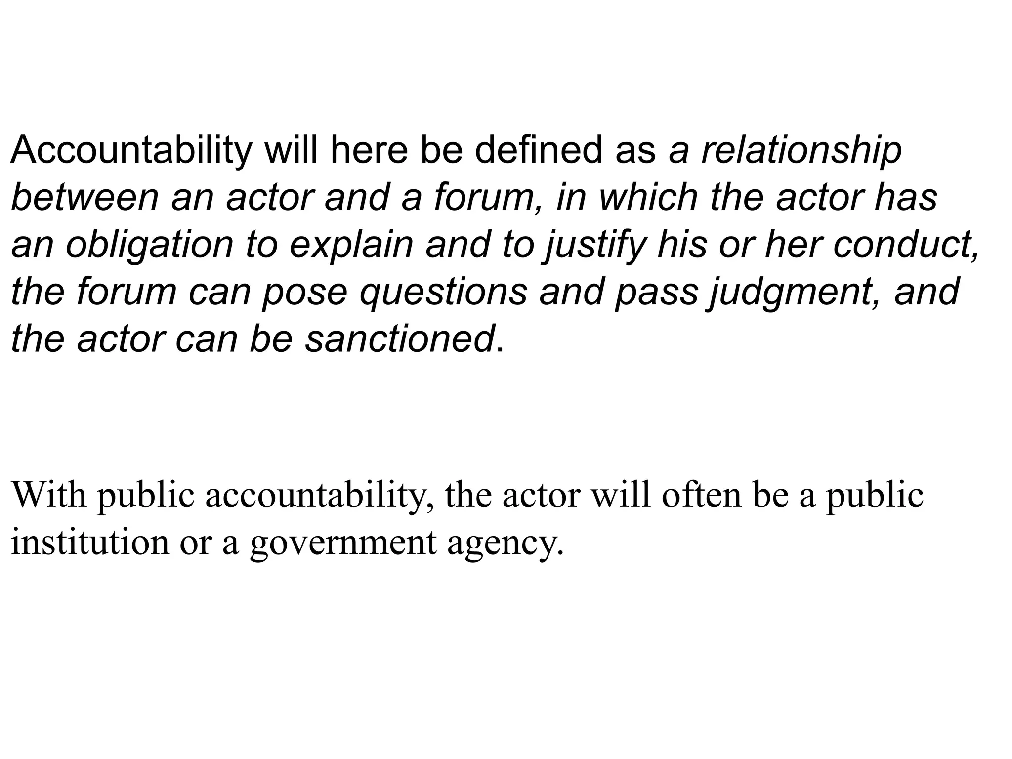 Public accountability ppt | PPTX