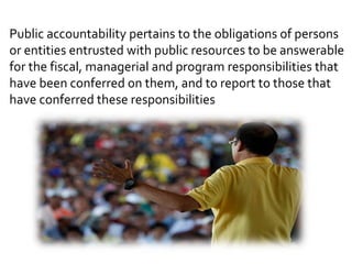 Public accountability ppt | PPTX