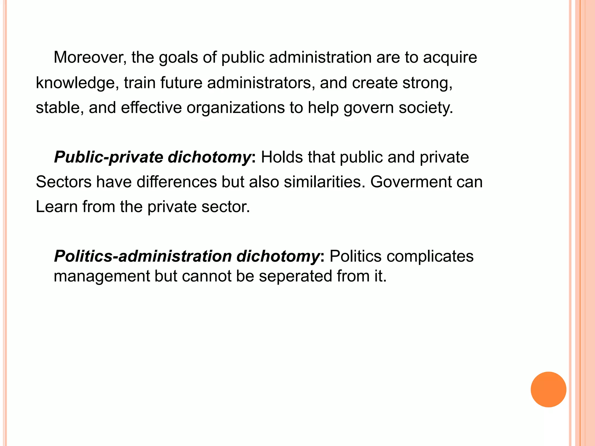 Public administration | PPTX