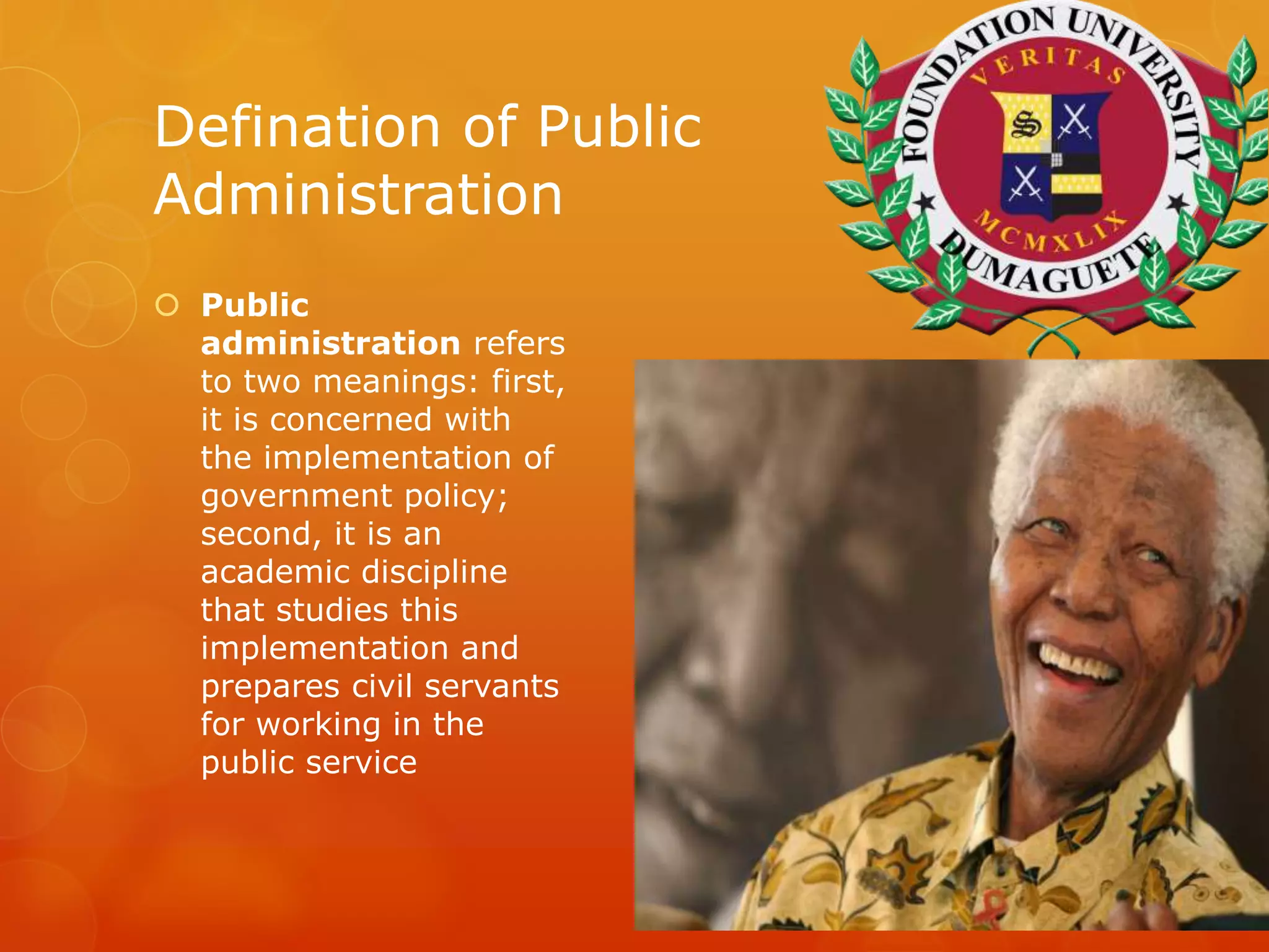 Public administration | PPTX