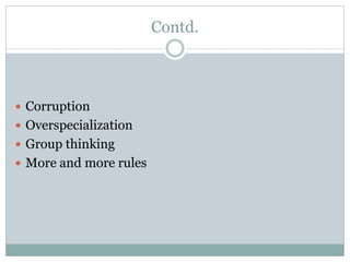Public Administration: a brief discussion about bureaucracy | PPT