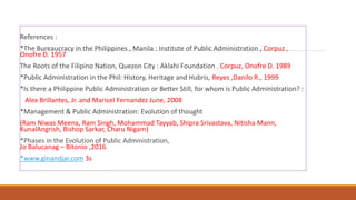 Public administration and the influences of the multi disciplinary | PPTX