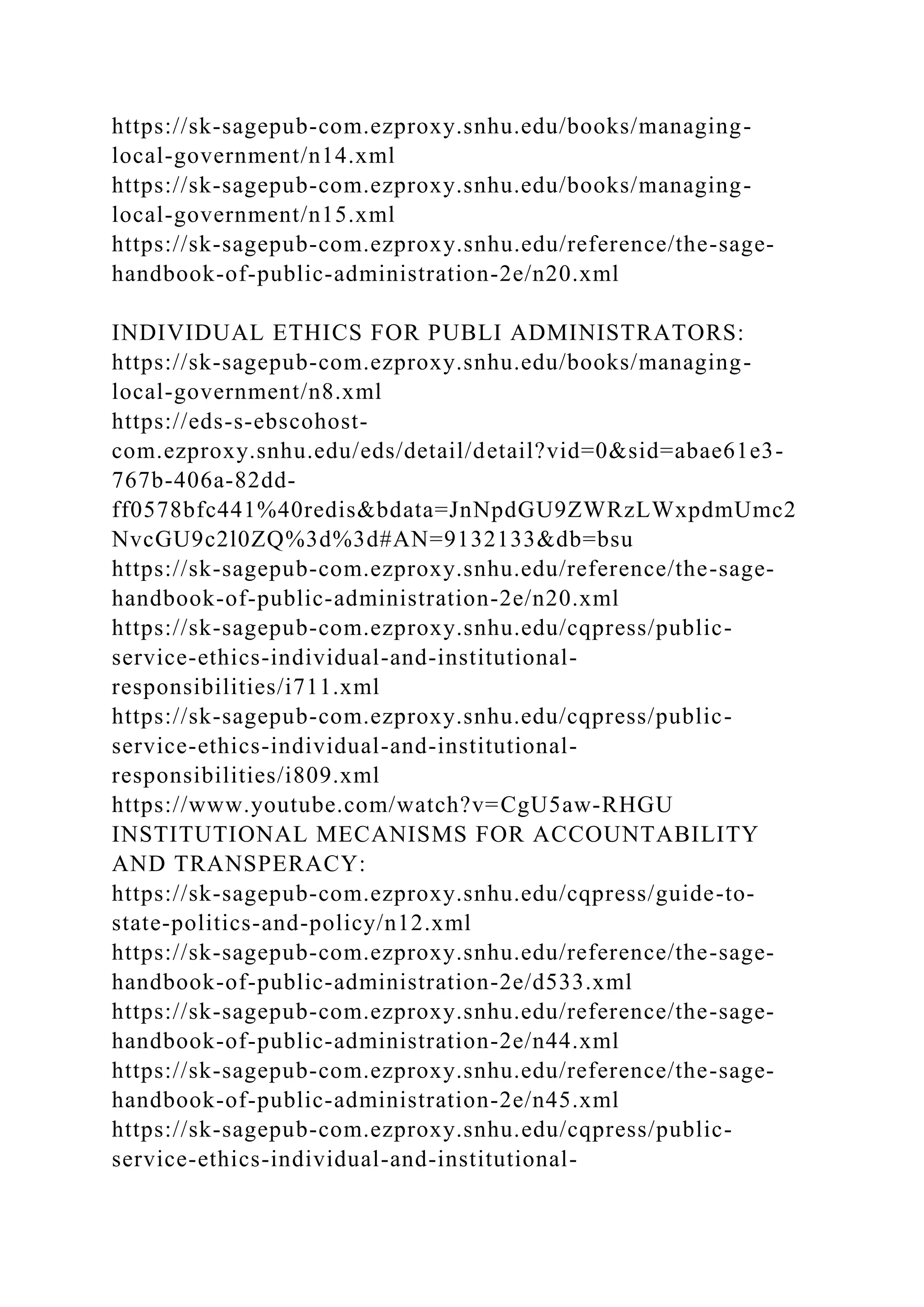 PUBLIC ADMINISTRATION INSTRUCTIONS AND RESOURCESIn this projec.docx