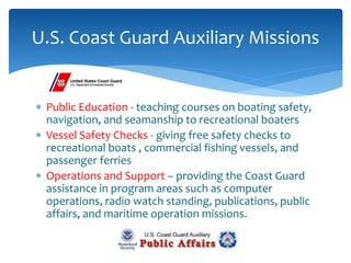 Public Affairs Team Coast Guard, Roger Bazeley USCG-AUX PA | PDF
