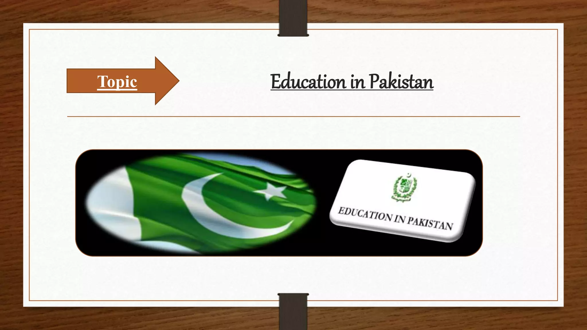 Education System of Pakistan | PPTX