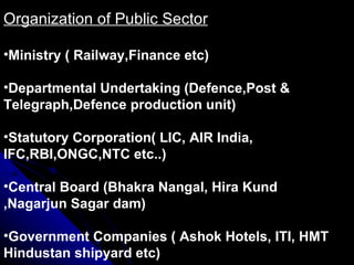 Public And Private Sector In India | PPT
