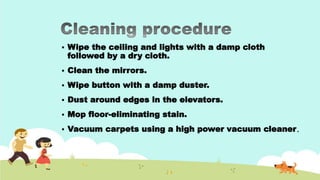 Public area cleaning | PPTX