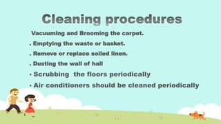 Public area cleaning | PPTX