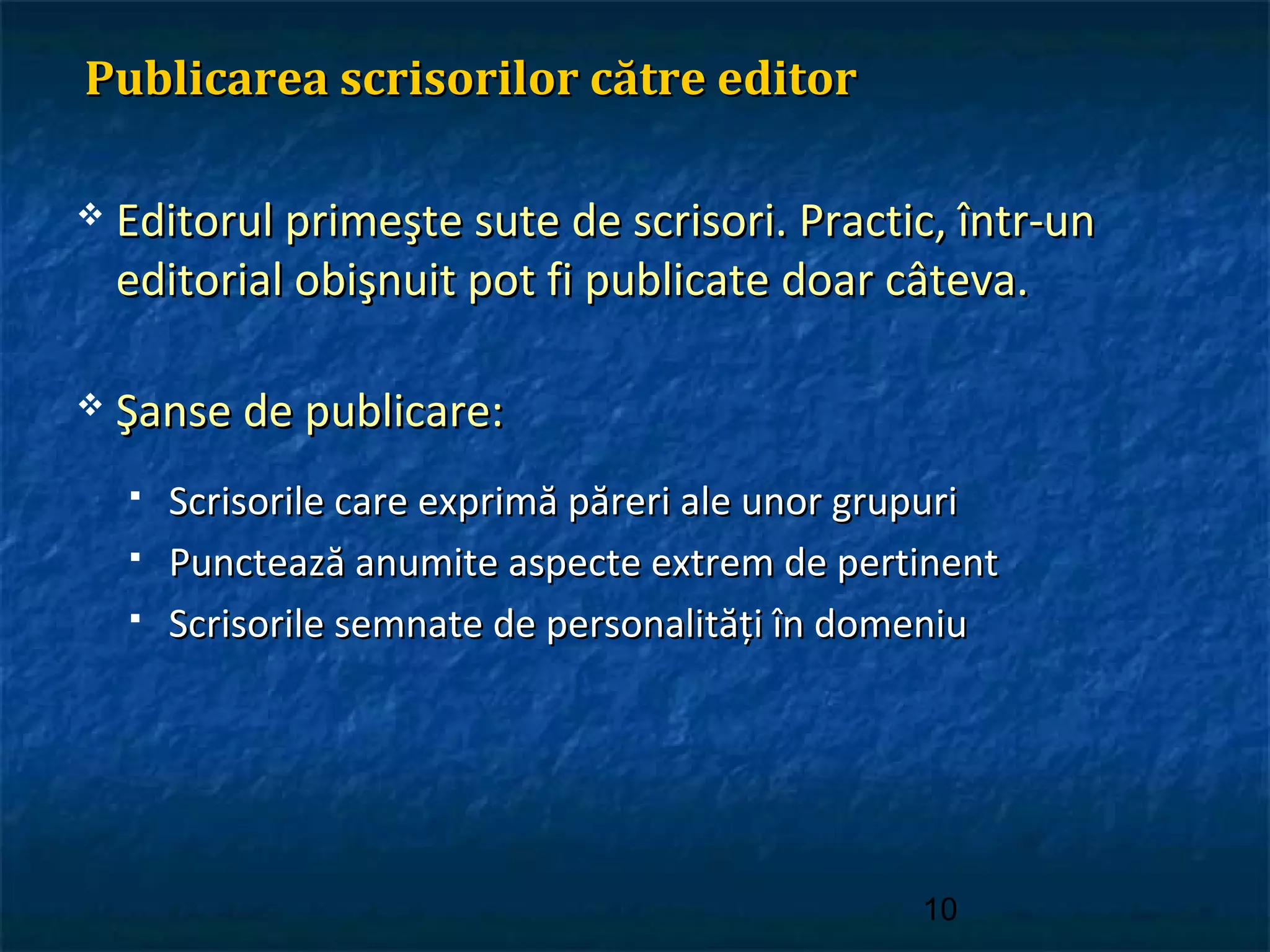 Publicare articol | PPT