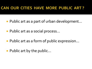 Public art | PPTX